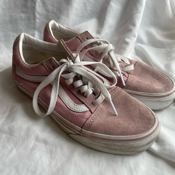 Vans | Shoes | Pink Old School Low Rise Vans | Poshmark